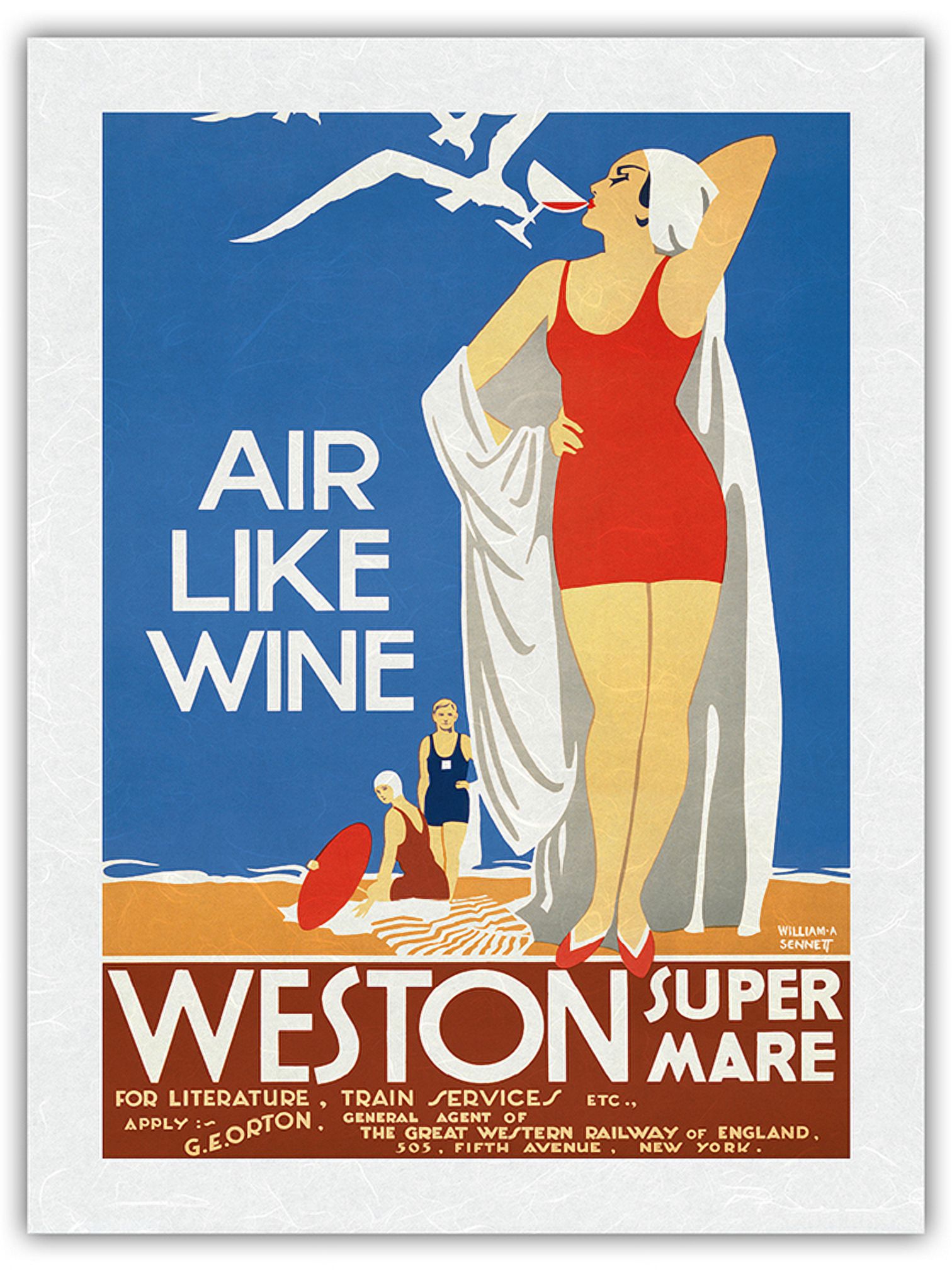 Weston Super Mare - North Somerset England - Great Western Railway ...