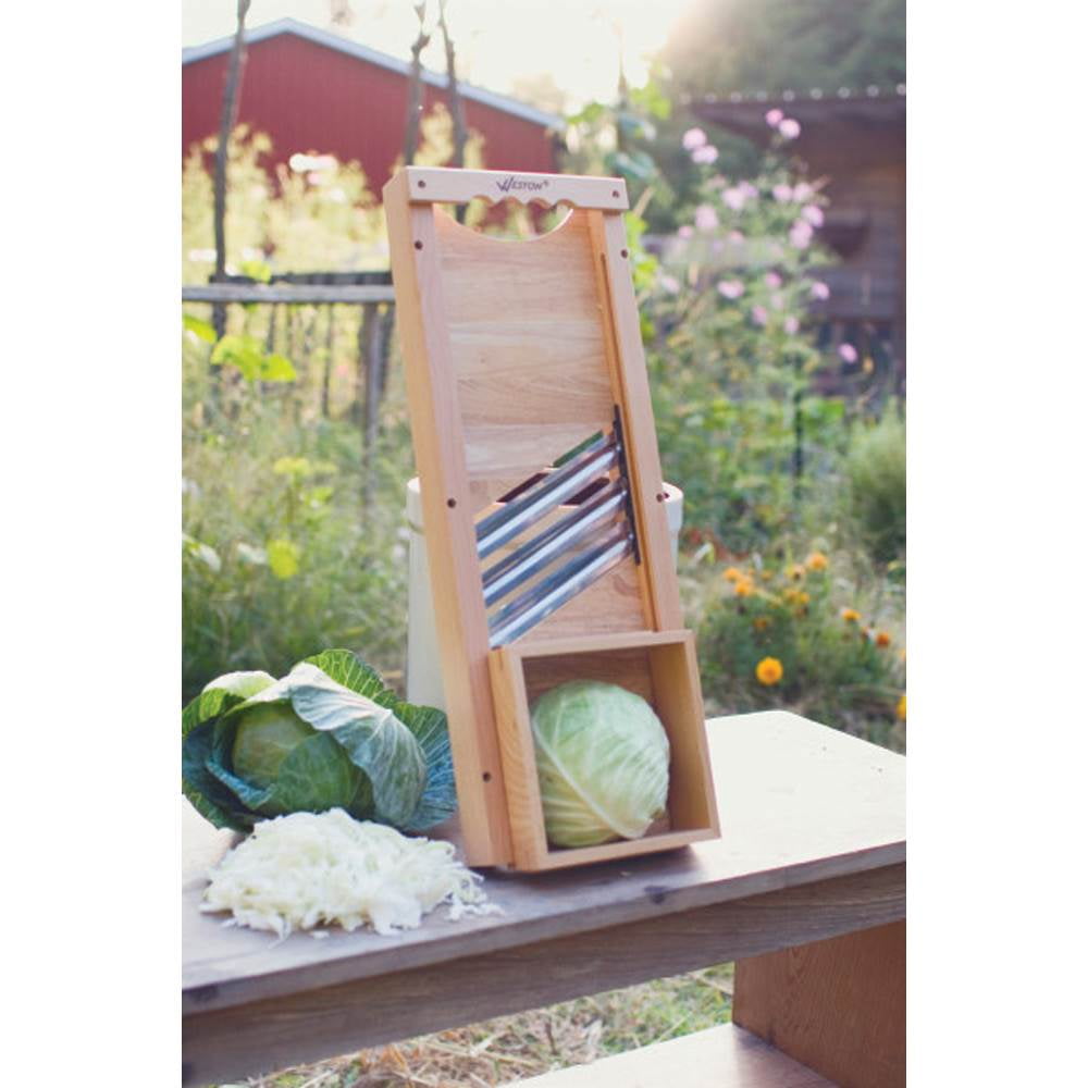 Weston Wooden Cabbage Coleslaw Sauerkraut Grater Cutter Chopper Slicer ...