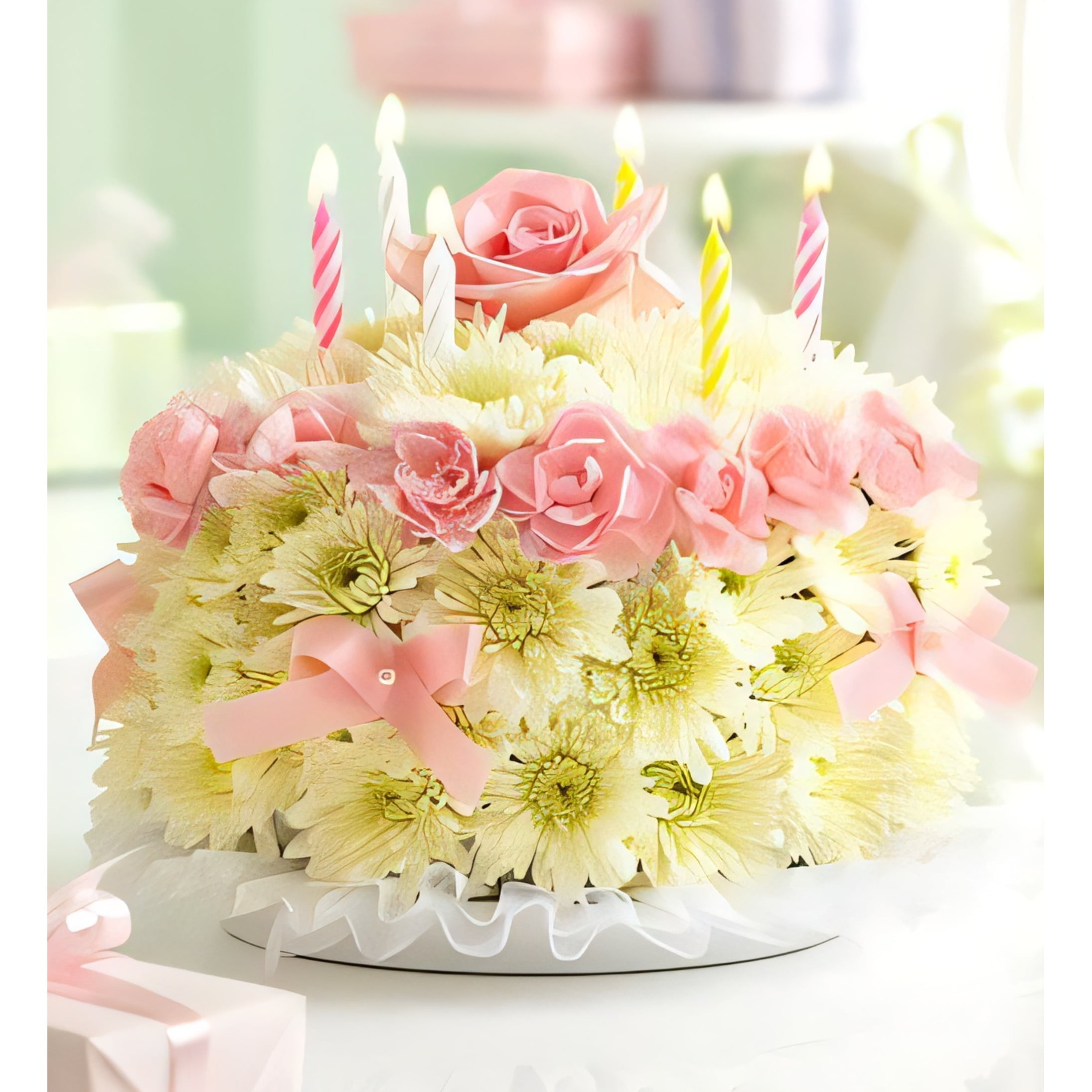 Westpark Flowers - Floral Concepts Birthday Flower Cake Pastel ...