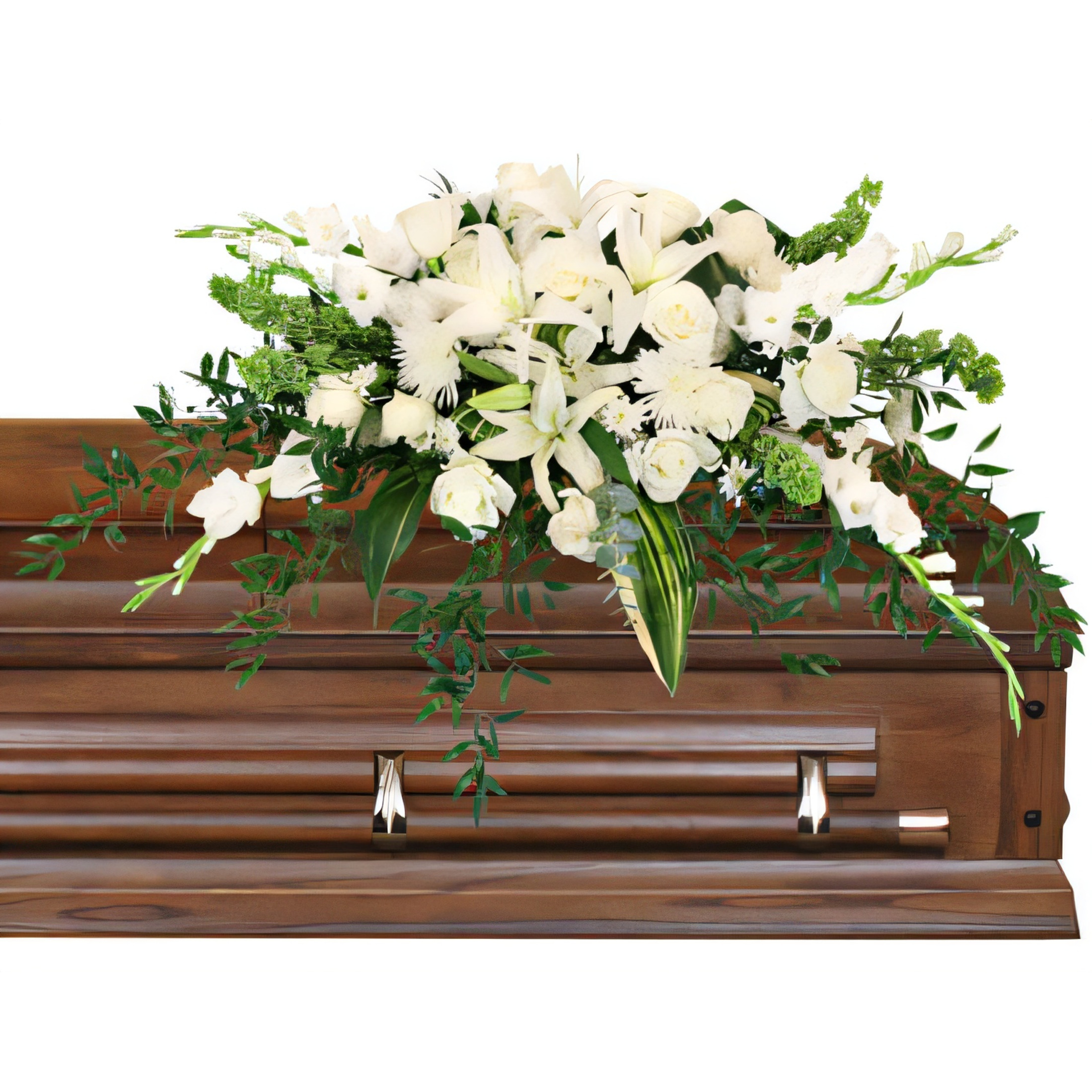 Westpark Flowers - Floral Concepts Hushed Goodbye Casket Spray Casket ...