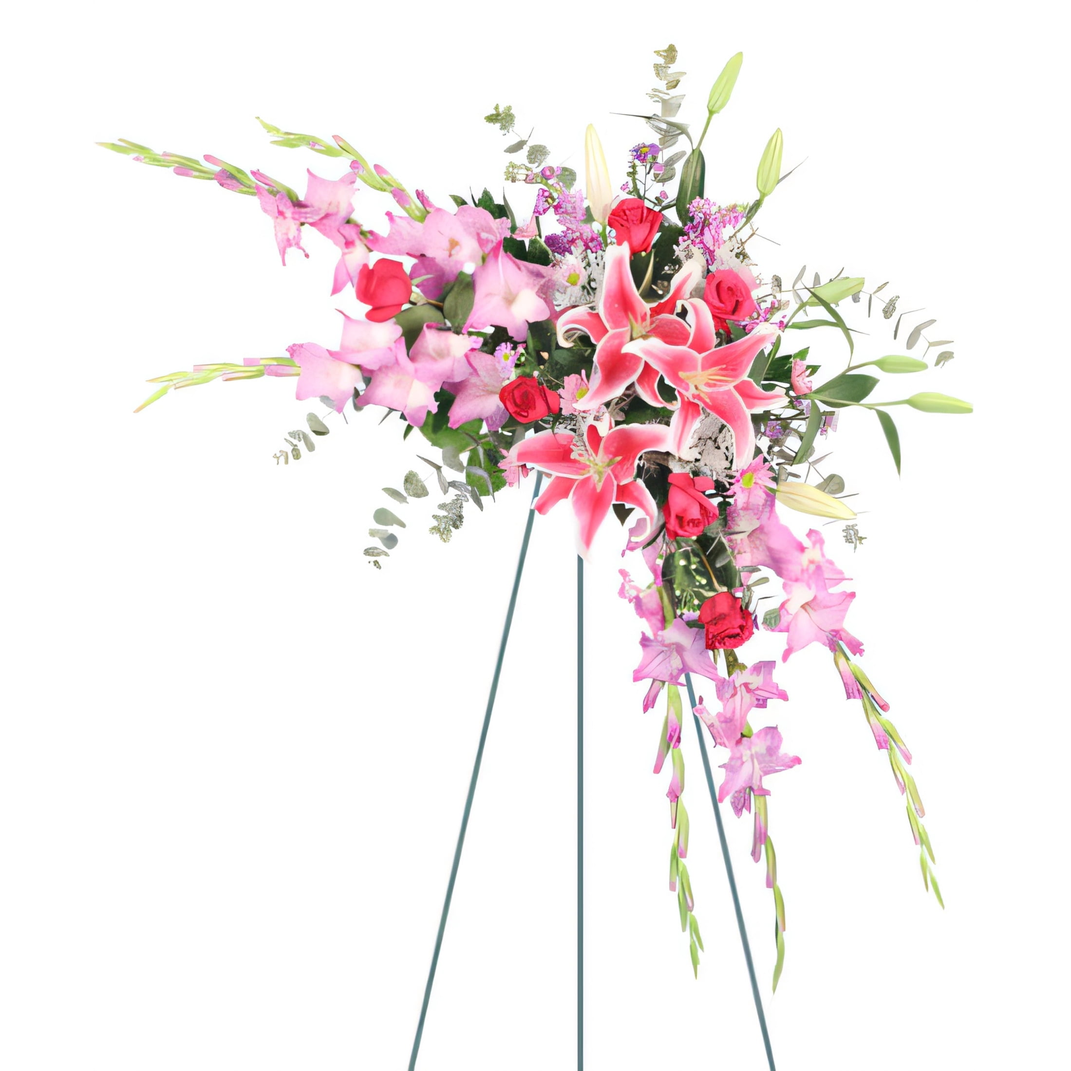 Westpark Flowers - Floral Concepts Memories in Pink Standing Funeral ...