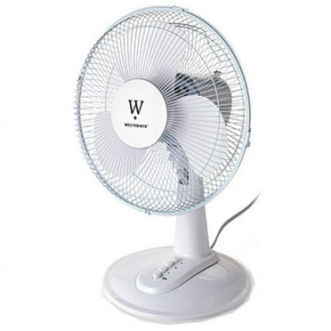 Hawaiian Breeze 12" Table Fan, Matte White - Walmart.com