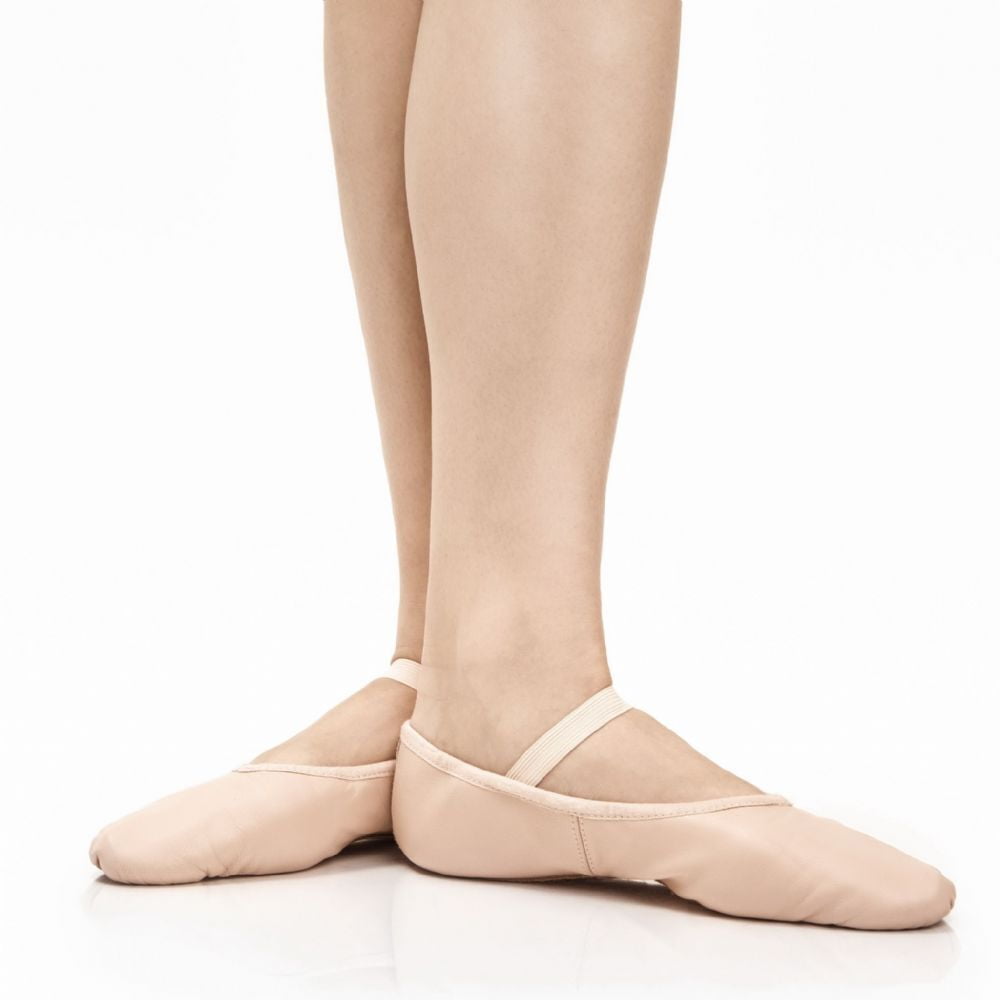 Westpole Sports Ballet Shoes, Pink Soft Leather, for Kids and Adults ...