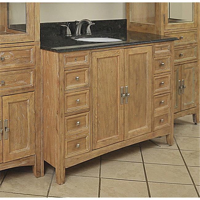 Westport Bay 2240-9061-MBWO 97 in. Single Basin Vanity in Oak Glaze ...