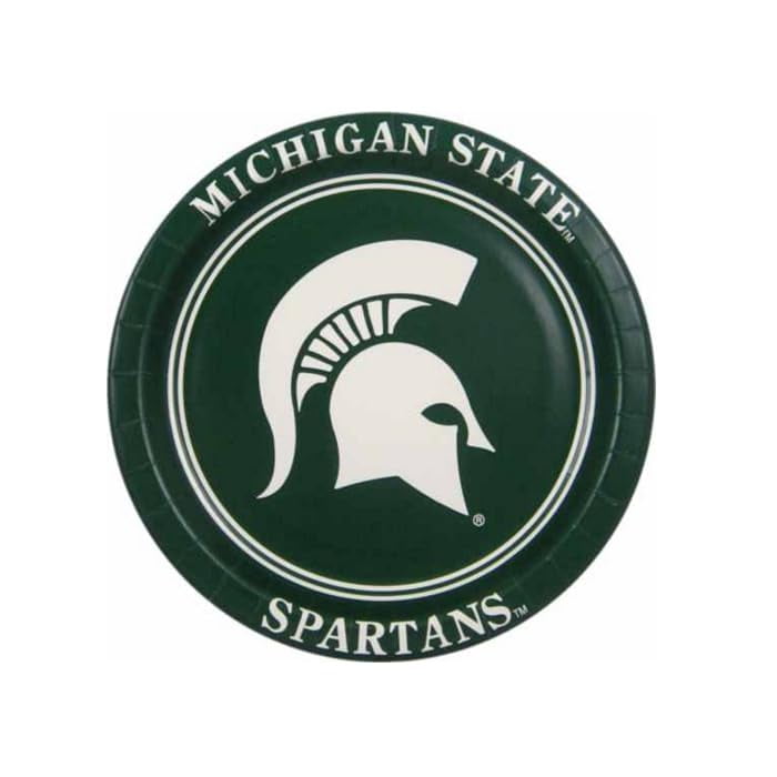 Westrick Michigan State Spartans 9" Paper AFN1Plates - Officially ...