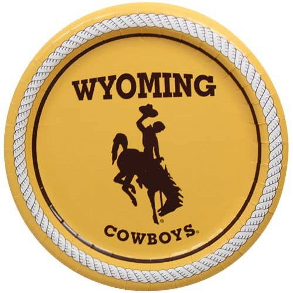 Westrick Wyoming Cowboys 9" Paper Plates AFN1- Officially Licensed ...