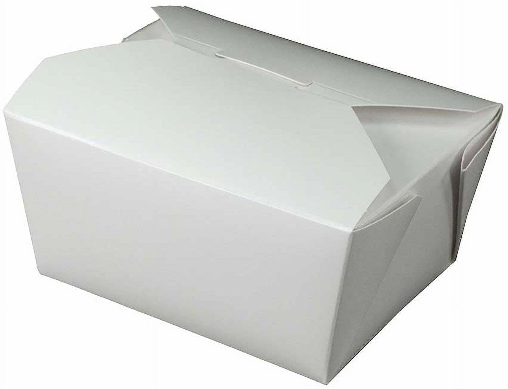 Westrock Bio Pak Fold Pak White Number 1 Food Container, 22 Ounce ...