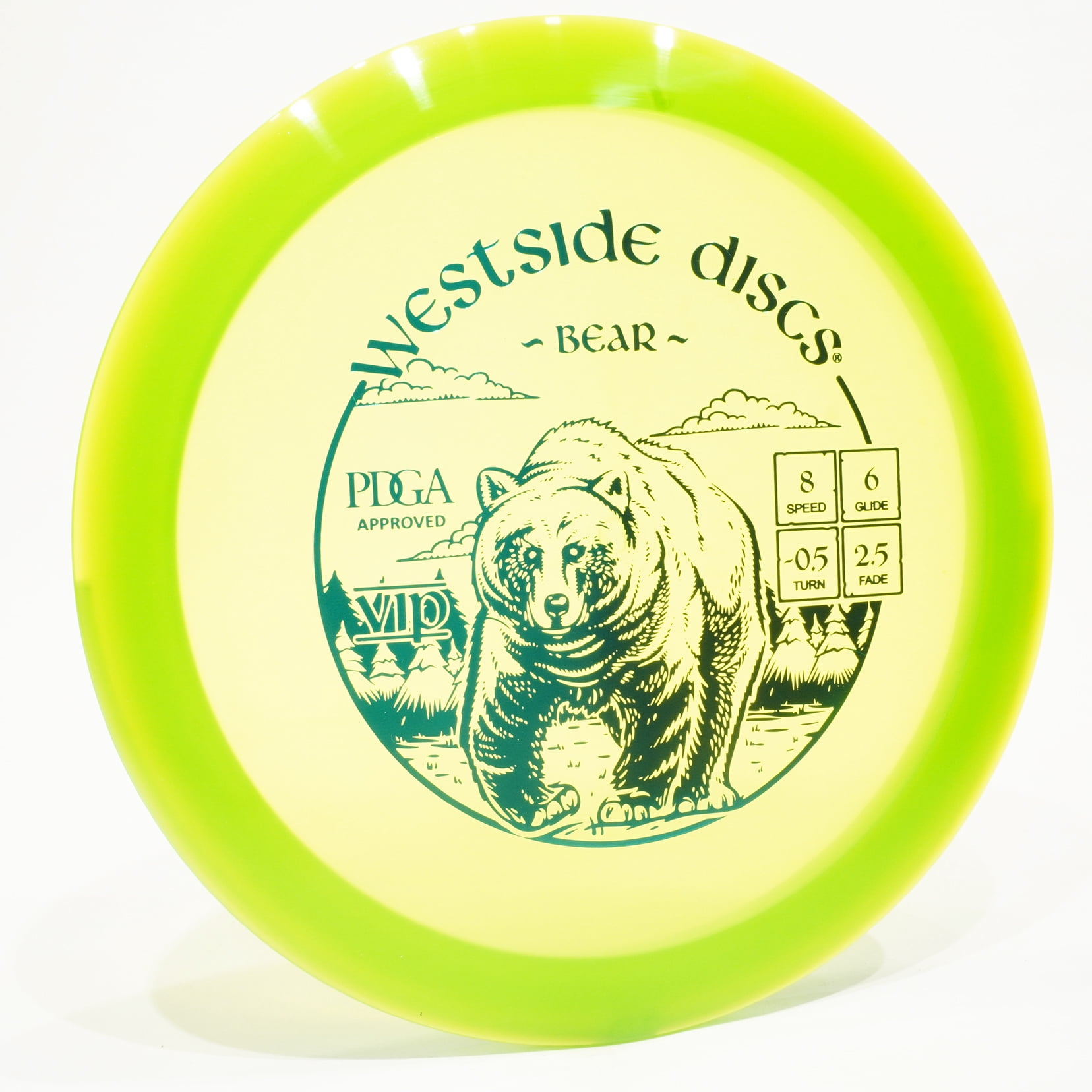 Westside Discs VIP Bear Disc Golf Fairway Driver, Pick Color/Weight ...