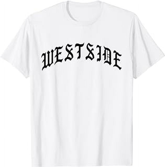 Westside Chicano Old English Arched T Shirt - Walmart.com