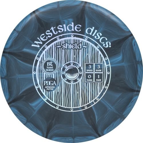 Westside Discs BT Hard Burst Shield Putter Golf Disc [Colors May Vary ...