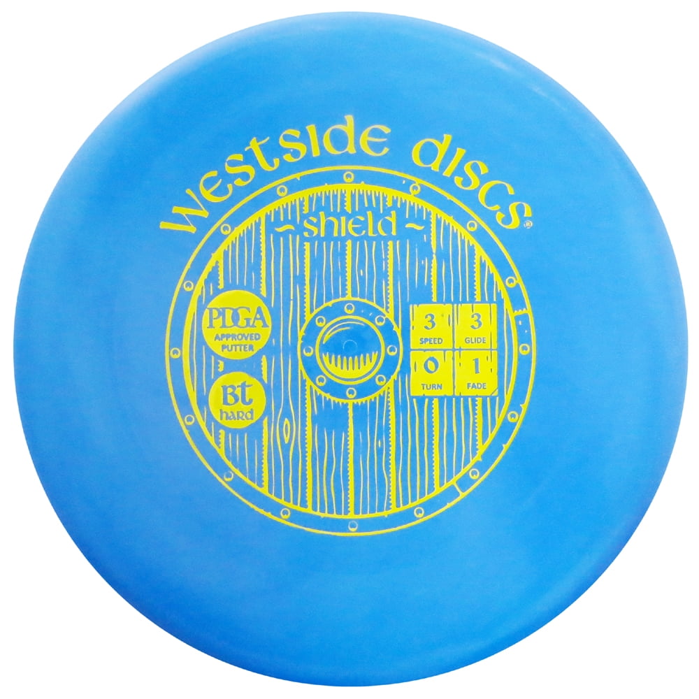 Westside Discs Bt Hard Shield 173-176g Putter Golf Disc [Colors may ...