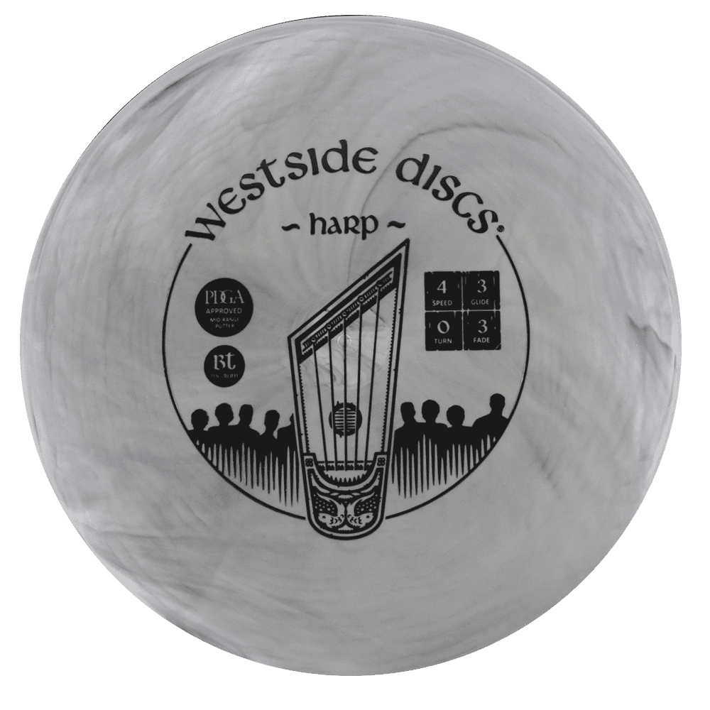 Westside Discs Bt Medium Harp 173-176g Putter Golf Disc [Colors may ...