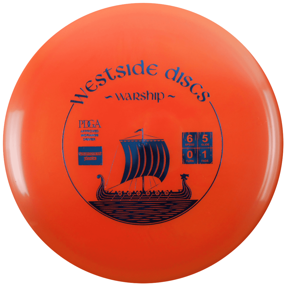 Westside Discs Tournament Warship 173-176g Midrange Golf Disc [Colors ...