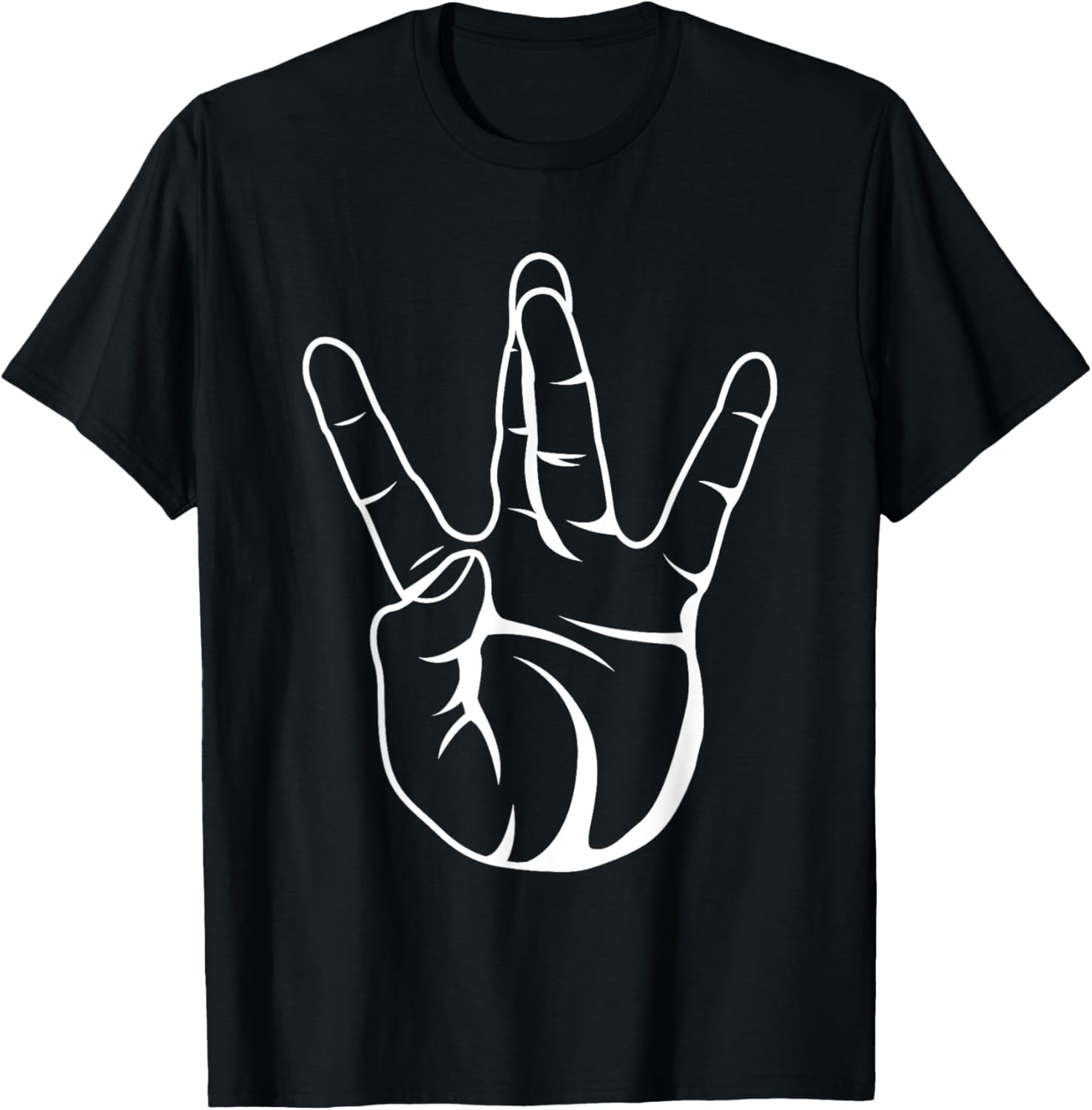 Westside Hip Hop Rap Hand Sign T-Shirt - Walmart.com