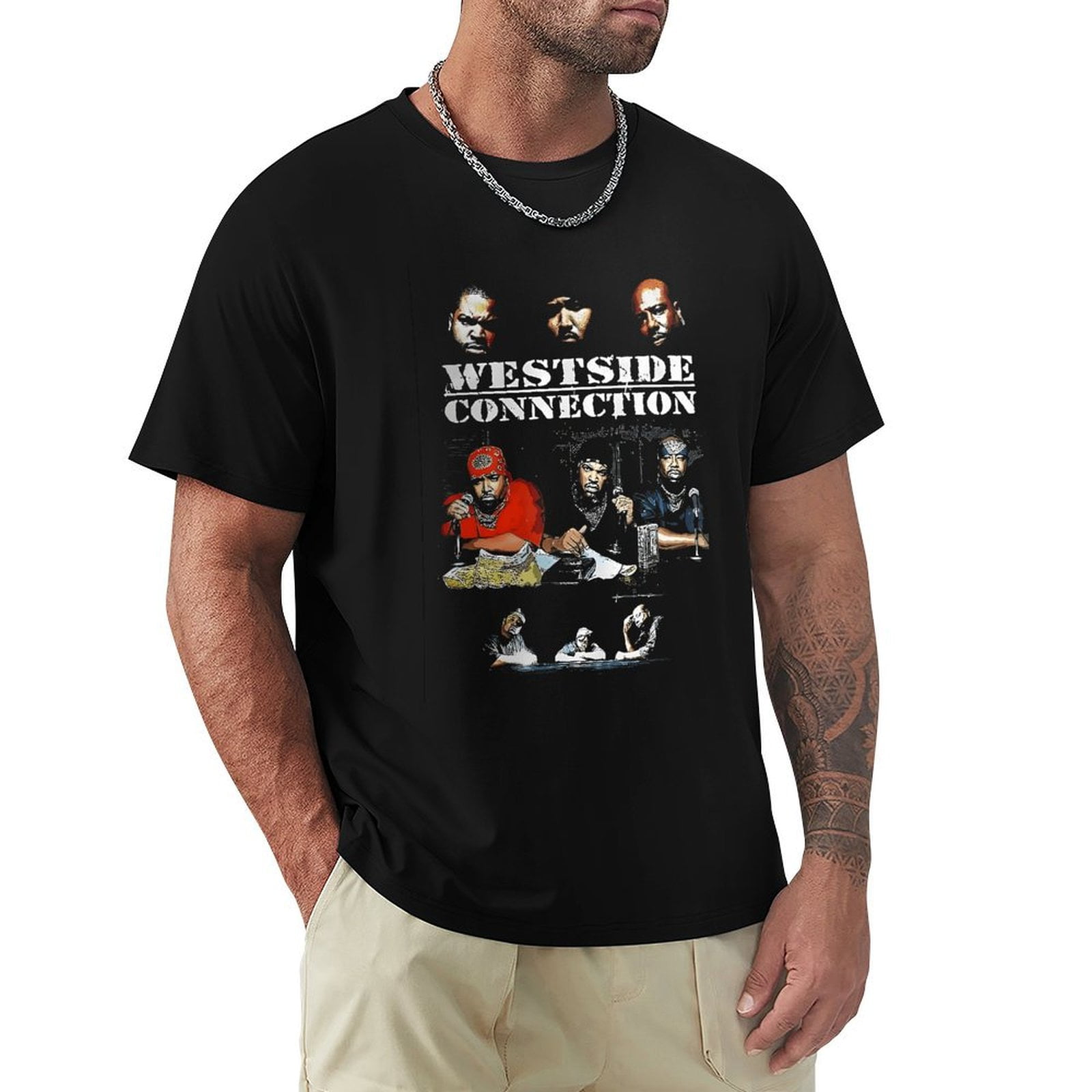 Westside Rapper Connection Band Groovy Men's Classic Short Sleeve T ...