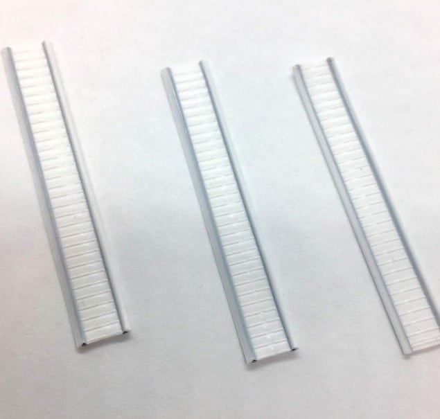Weststone - 100pcs 2" (5cm) x 5/16"(8mm) Doube Wire White Plastic Twist ...