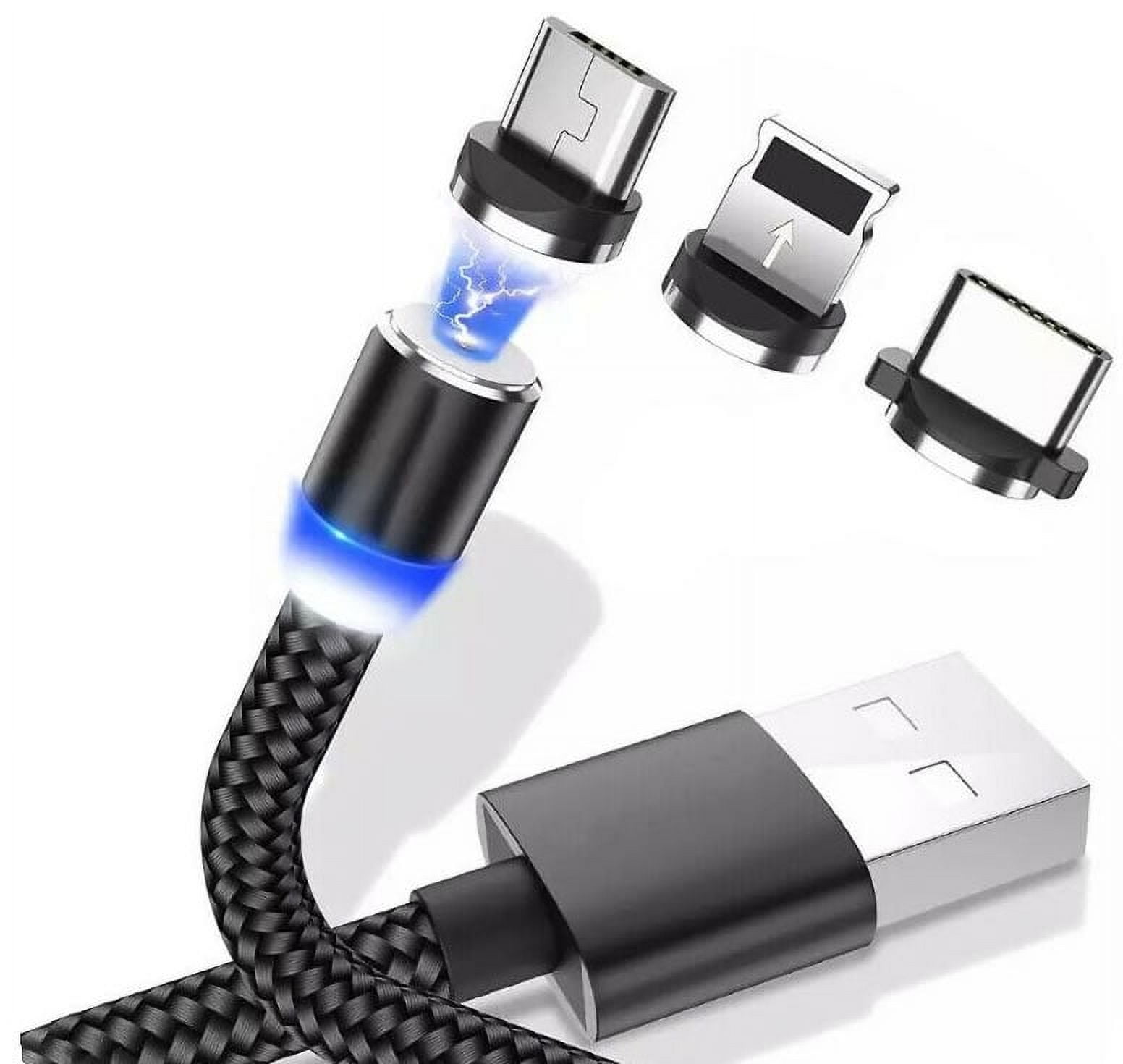 Weststone - Magnetic Charging Cable, USB Fast Charging Cord with LED ...