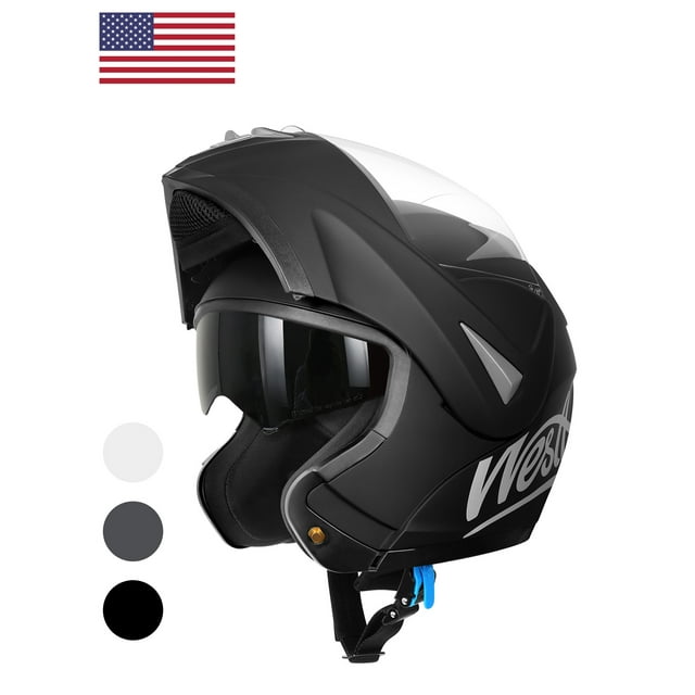 Westt Motorcycle Helmets for Adults Modular Motorbike Helmet ATV Helmet ...