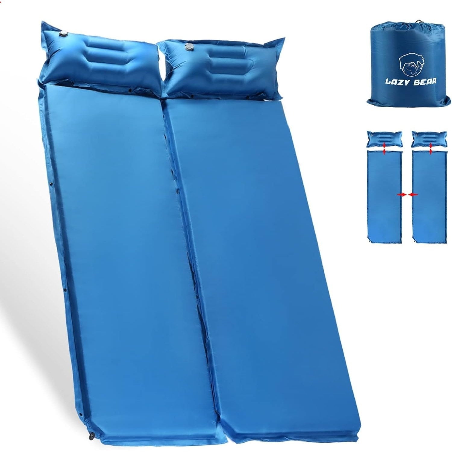 Westtune Double Sleeping Mat, Self-inflatable Ultra-thick Camping ...