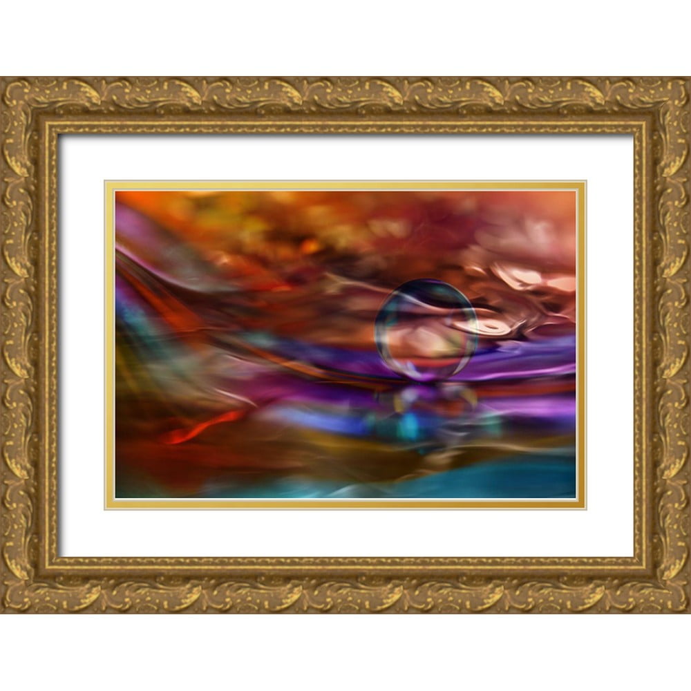 Westum, Heidi 18x13 Gold Ornate Wood Framed with Double Matting Museum ...