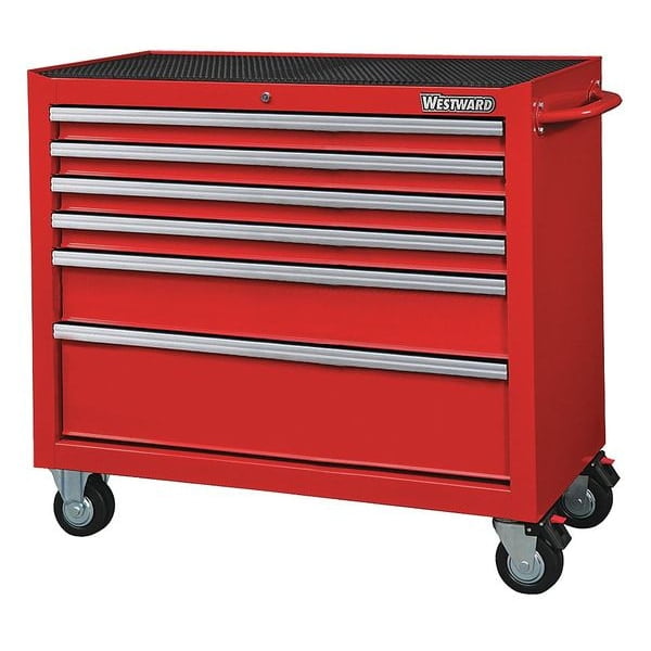 Westward 32H852 Heavy-Duty Tool Boxes and Organizers, Rubber Red ...