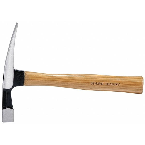 Westward Bricklayers Hammer,Hickory,24 Oz 6DWK7 - Walmart.com