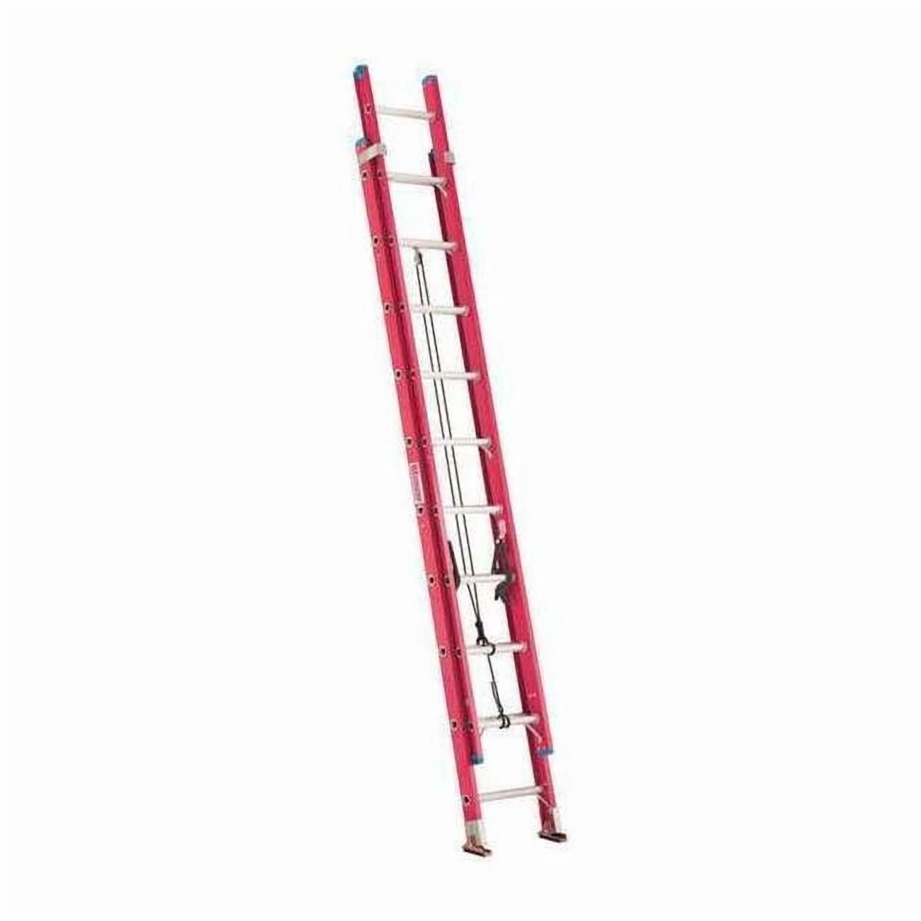 Westward 20 ft Fiberglass Extension Ladder, 300 lb Load Capacity 44YY15 ...