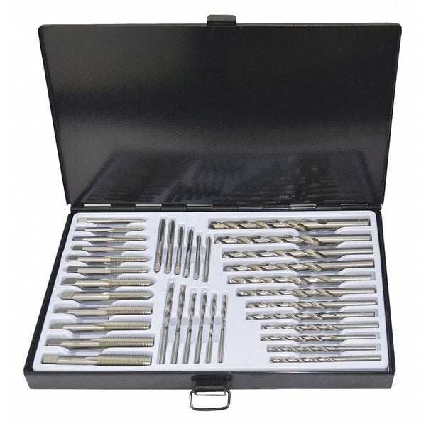 Manufacturer Varies Hand Tap/Drill Bit Set,36 Pcs 5PXJ5 - Walmart.com