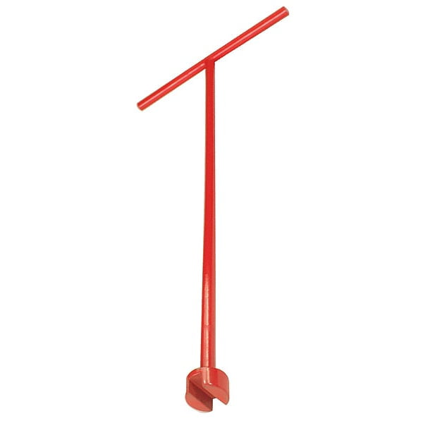 Westward Meter Key,32 in.,Steel,Powder Coated 31MJ72 - Walmart.com