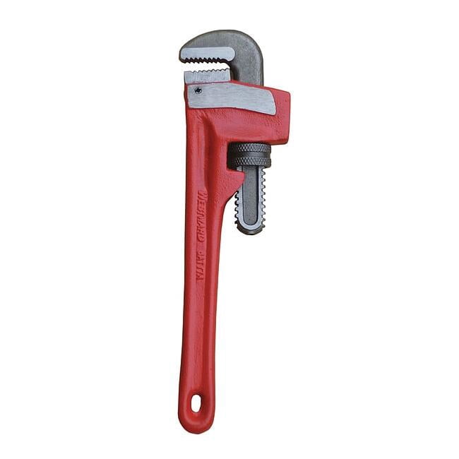 Westward 10 in L 1 1/2 in Cap. Cast Iron Straight Pipe Wrench 6ATY7 ...