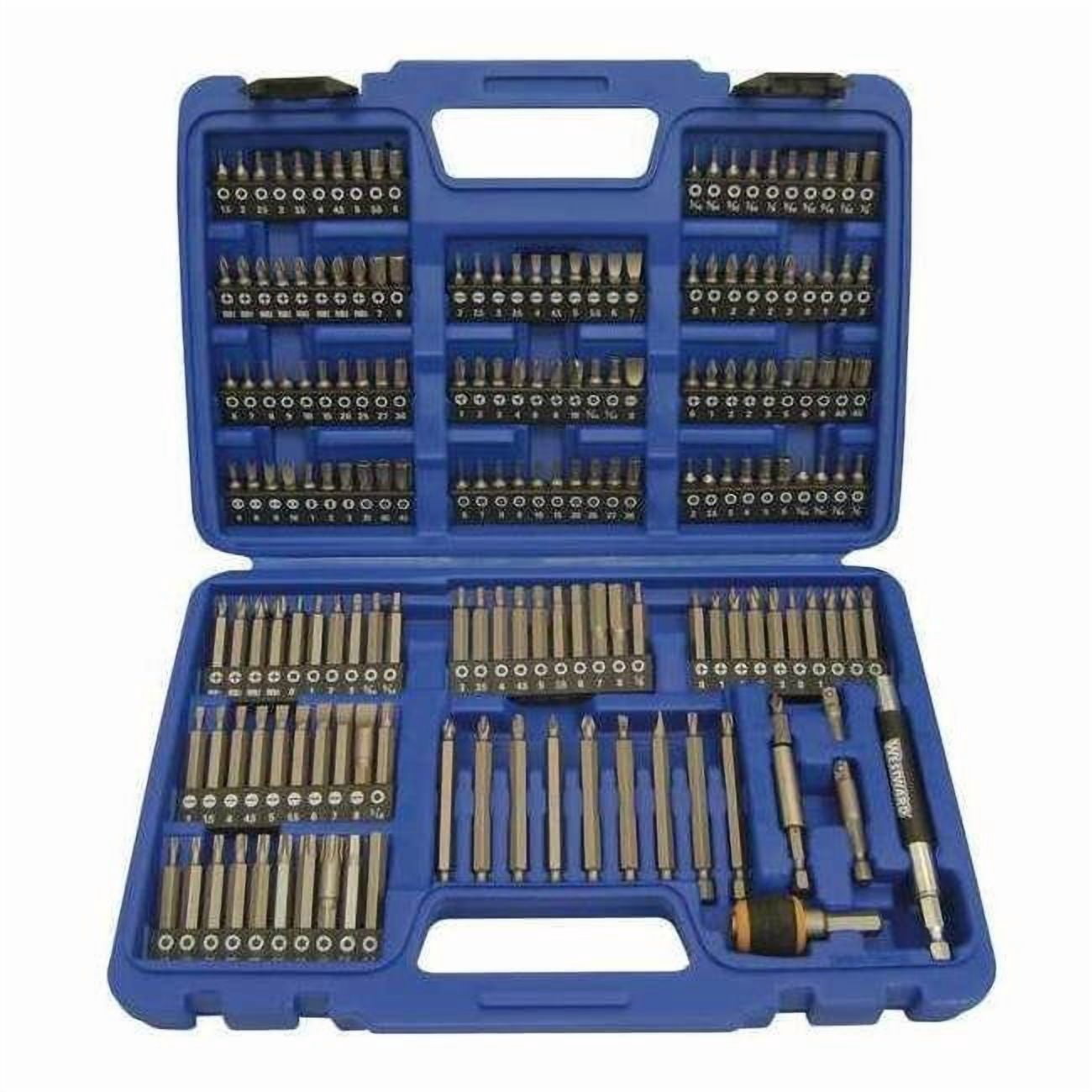 Westward 175 Piece Screwdriver Bit Set, 1/4 in Hex Shank Size 1VXP2 ...