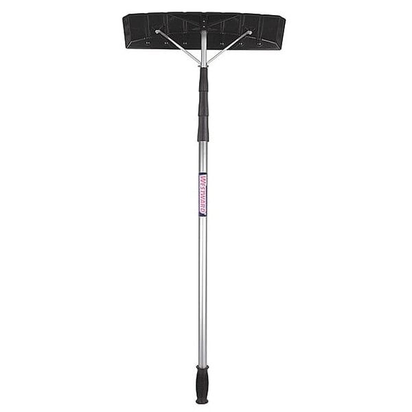 Westward Snow Roof Rake with Telescoping Aluminum Handle, Plastic Blade ...