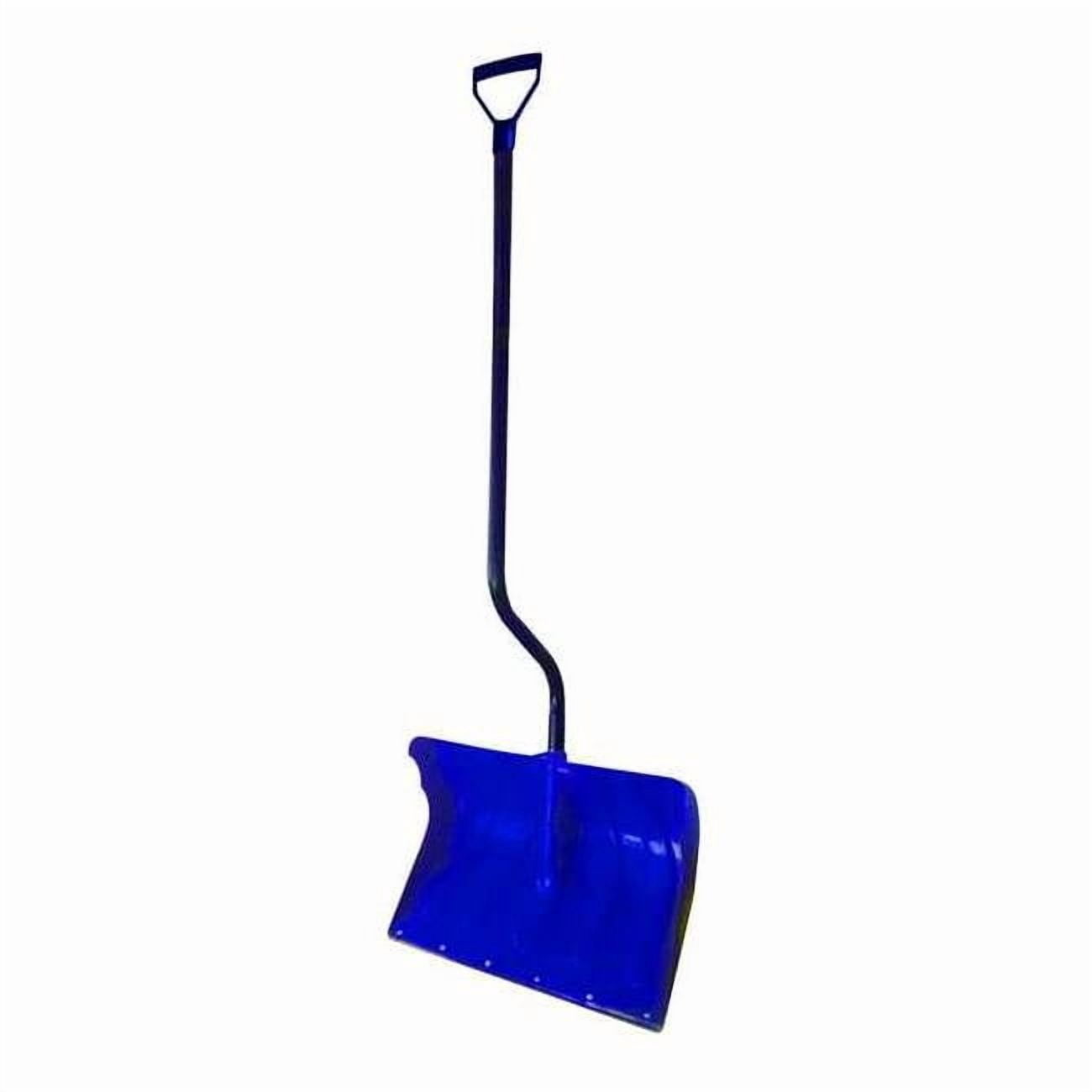 "Westward Ergonomic Snow Shovel with Poly SS Blade, 19-17/25""W, D-Grip ...