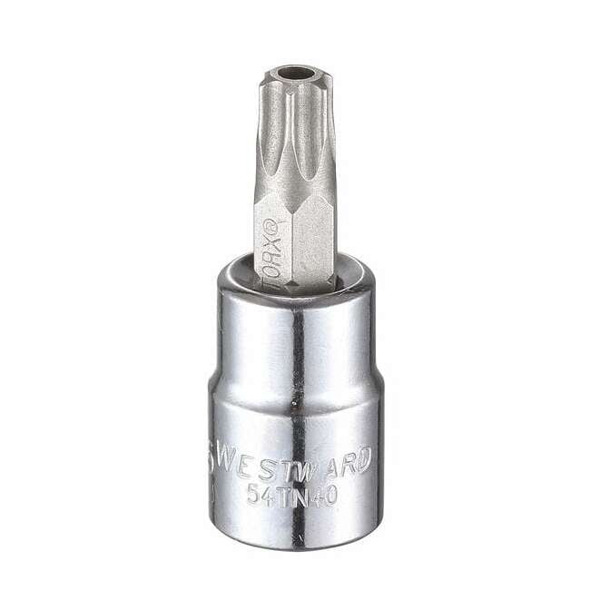 Westward Socket Bit, Steel, 3/8 in, TpSz T45 54TN40 - Walmart.com