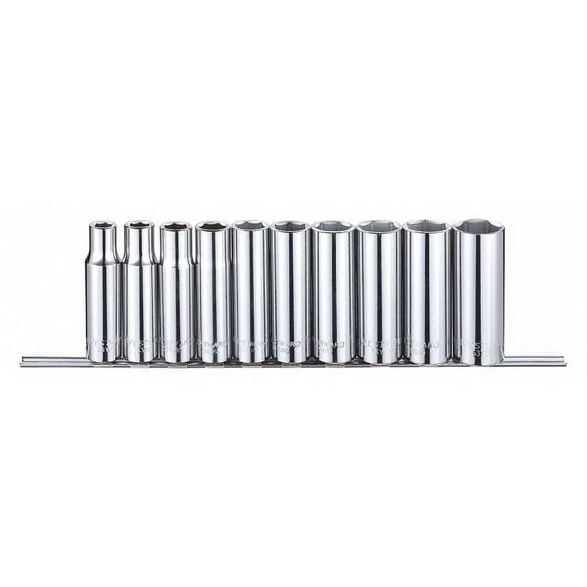 Westward Socket Set, 1/2 in, Hand, SAE, 10 53PN59 - Walmart.com