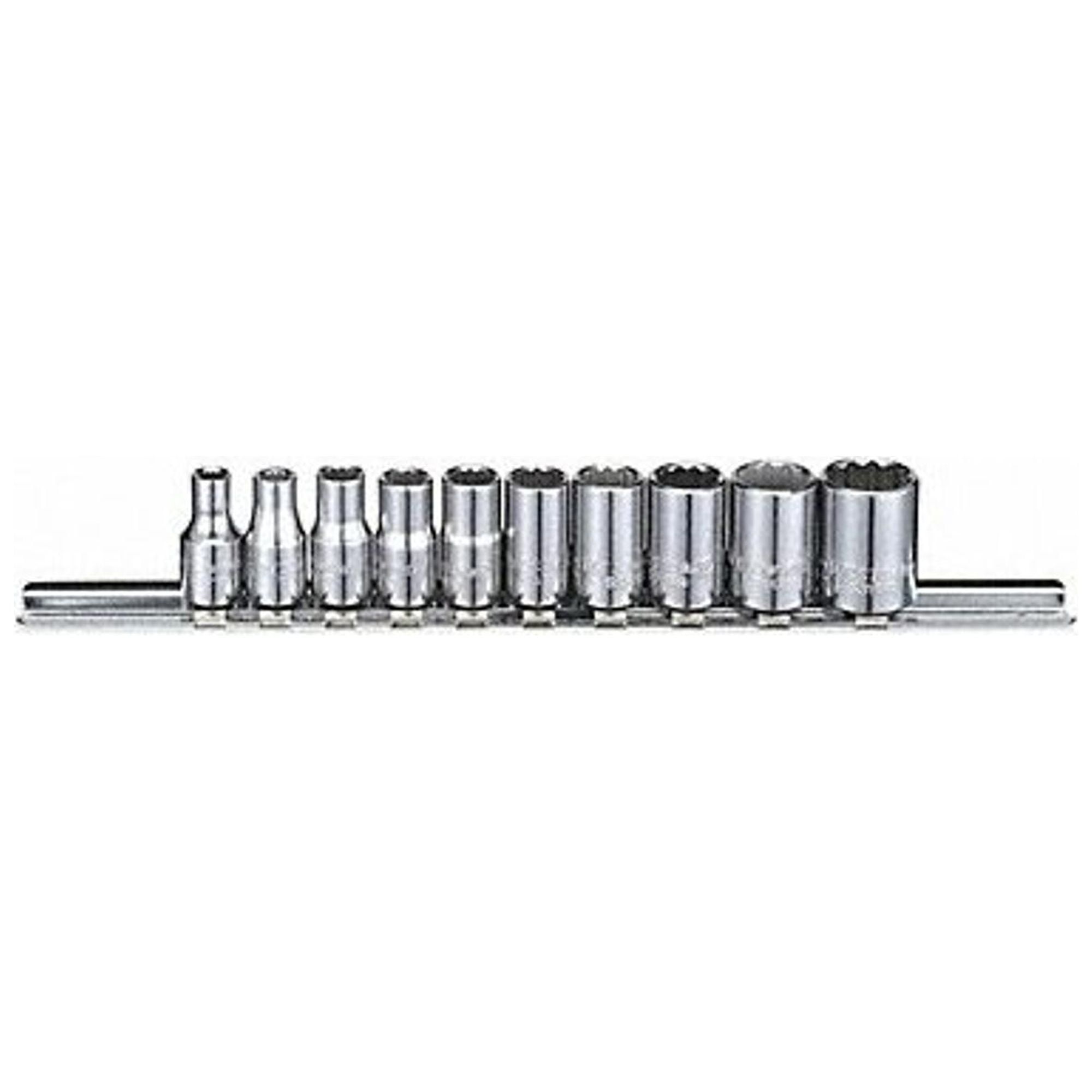 Westward Socket Set,Chrome,SAE,12-Point 53PN27 - Walmart.com