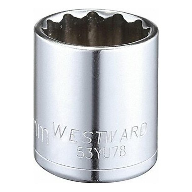 Westward Socket, Steel, Chrome, 27 mm 53YU78 - Walmart Business Supplies