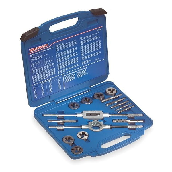 Westward Tap/Die Set,16 Pieces 1PZ40 - Walmart Business Supplies