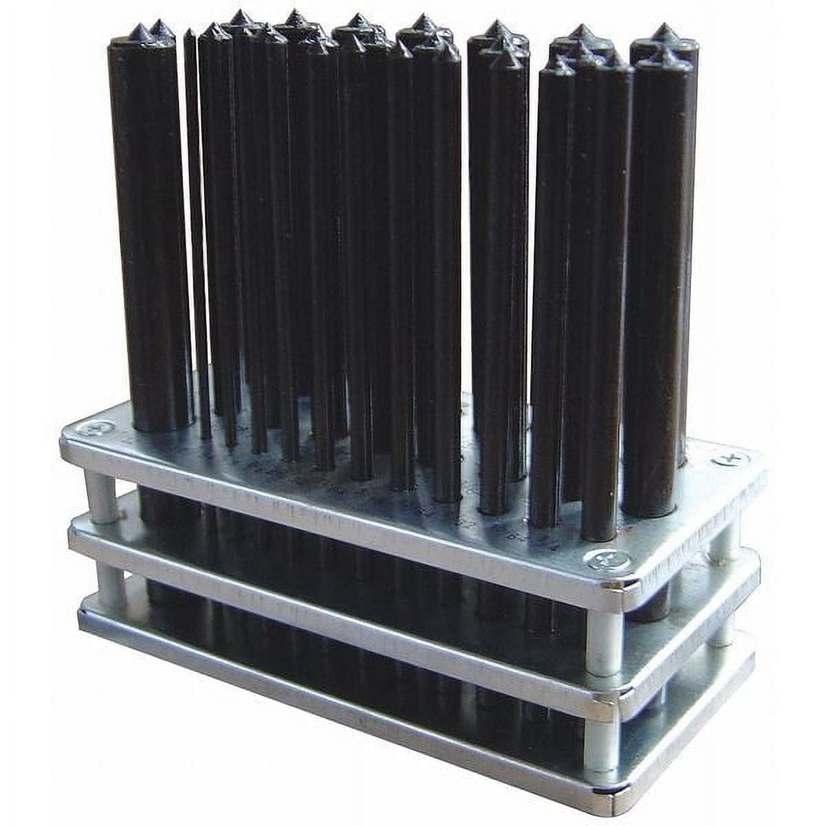 Westward Transfer Punch Set, 3/32 to 17/32 in, Steel, 28 Piece 22N849 ...