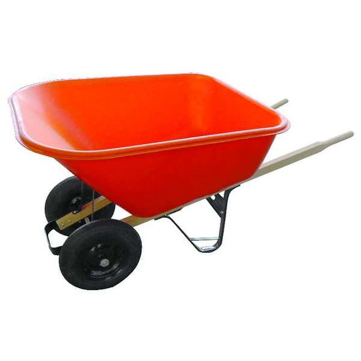 Westward Wheelbarrow,Poly,8 Cu. Ft.,Pneumatic 10G165 - Walmart.com