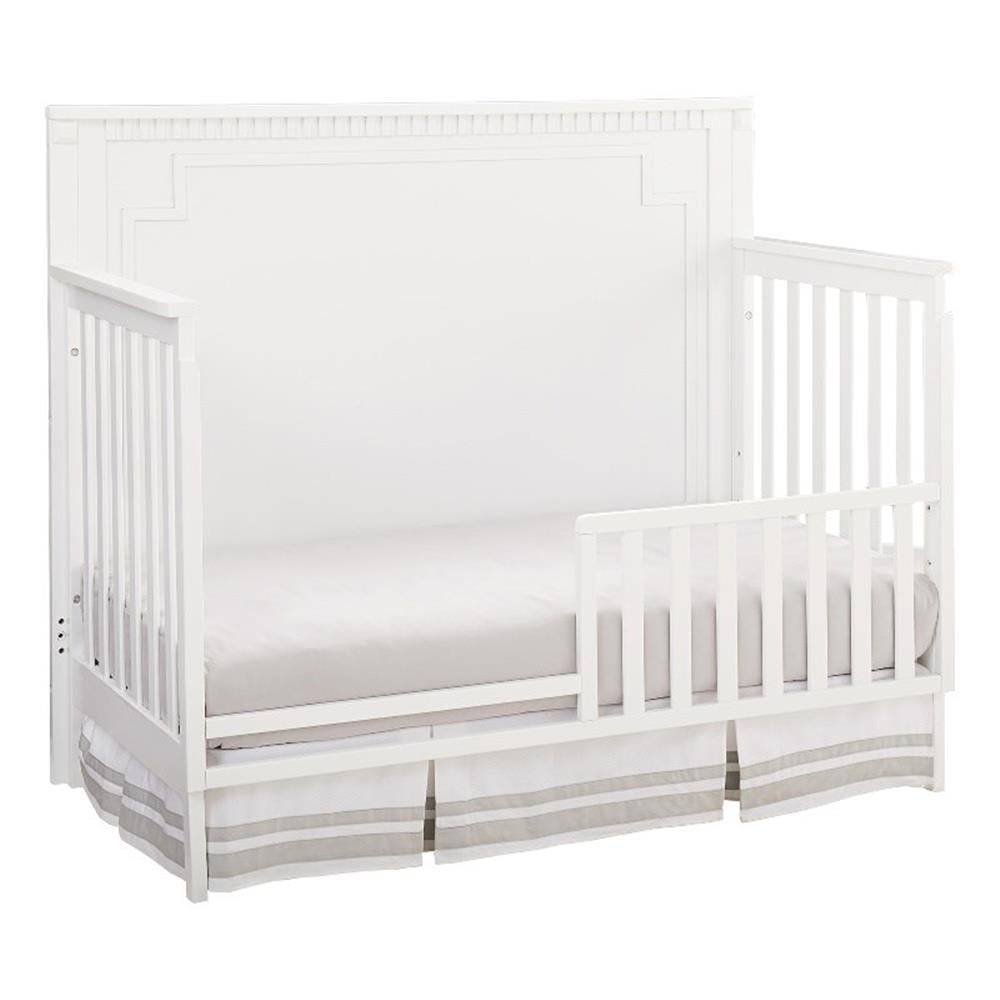 Westwood Design Emery Modern Wood Convertible Crib Panel in White ...