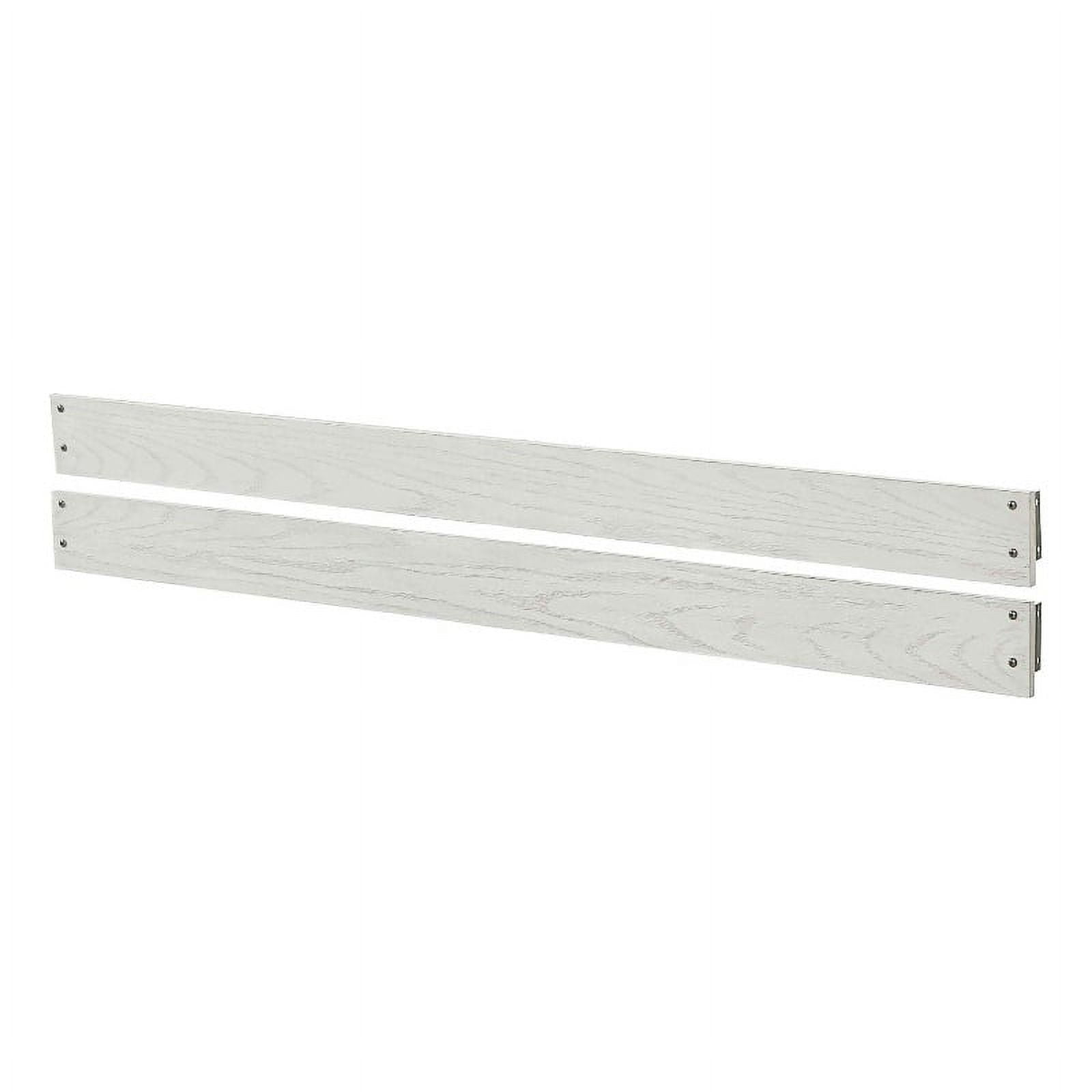 Westwood Design Foundry Traditional Wood Bed Rails in White Dove ...