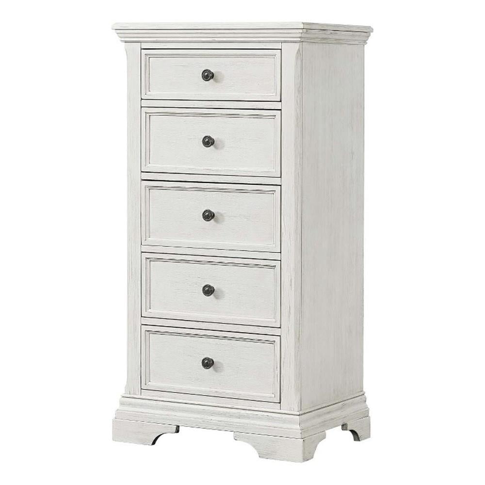 Westwood Design Olivia Traditional Wood Pier Chest in Brushed White ...