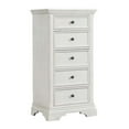 Westwood Design Olivia Traditional Wood Pier Chest in Brushed White ...