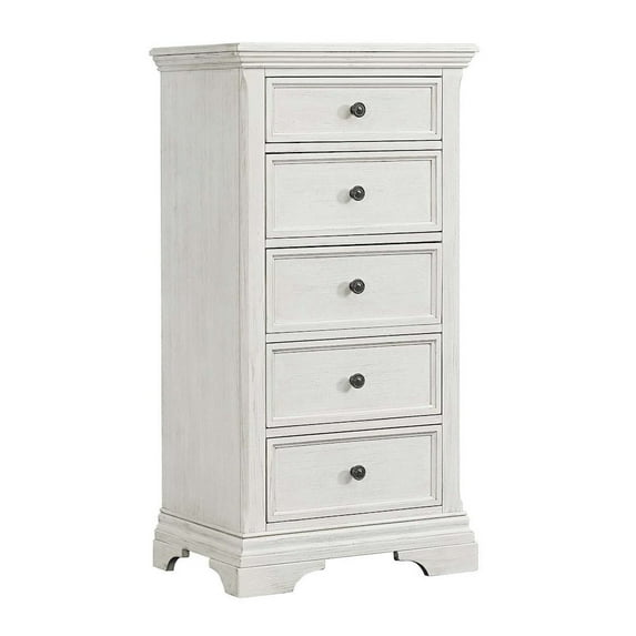 Westwood Design Olivia Traditional Wood Pier Chest in Brushed White ...