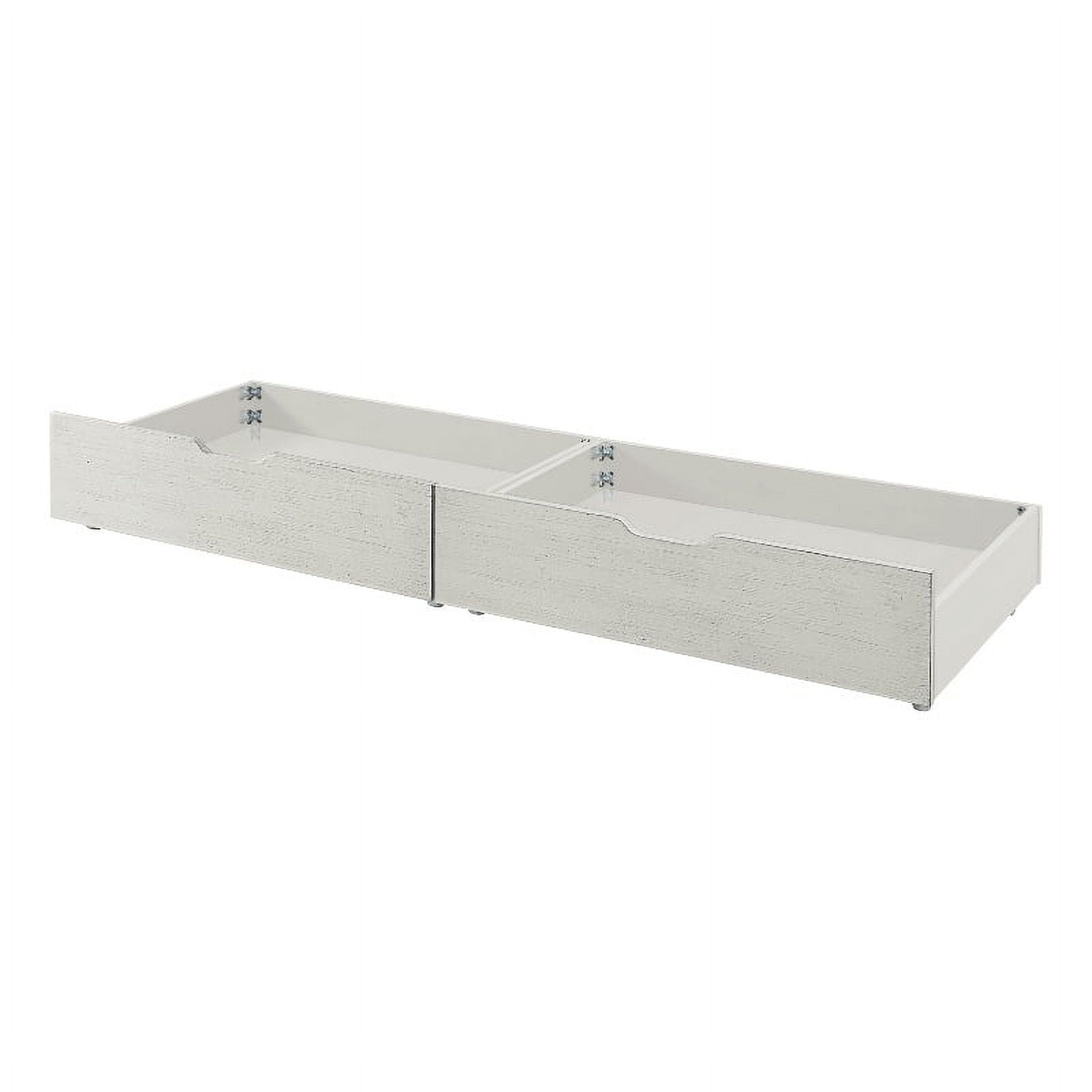 Westwood Design Olivia Wood Storage Drawers in Brushed White (Set of 2 ...