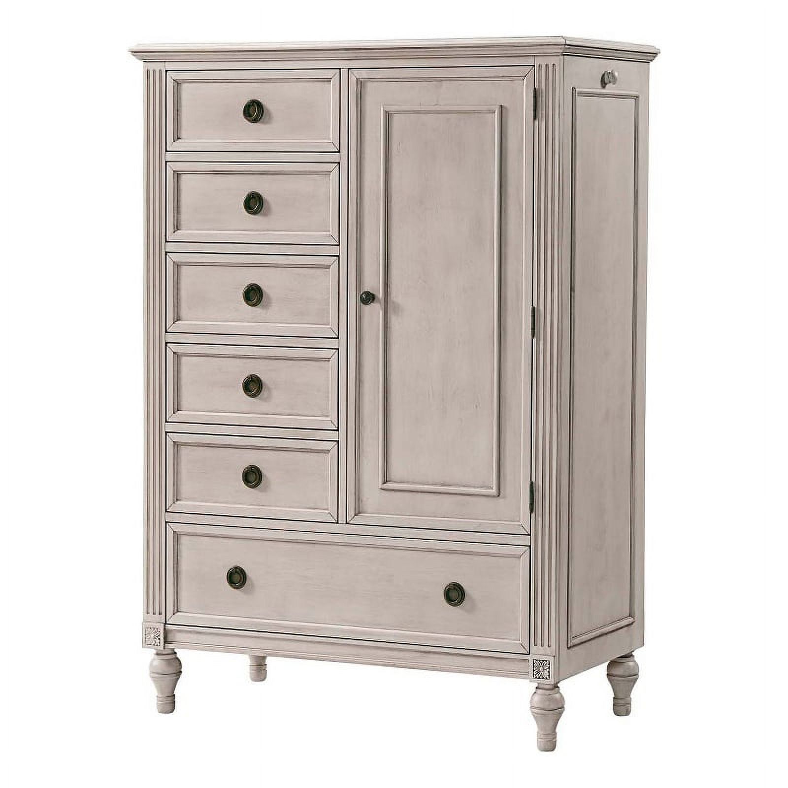 Westwood Design Viola Transitional Wood Chifferobe in Lace Beige Finish ...