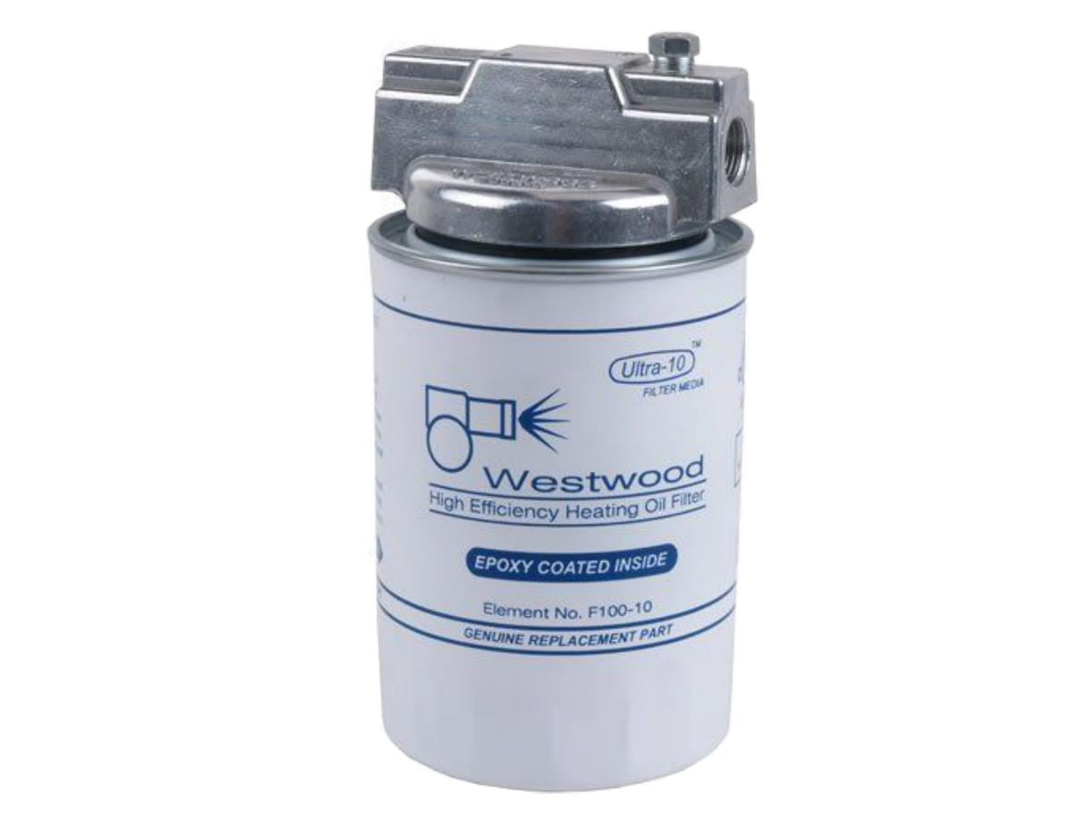 Westwood F100 Complete Ultra-10 Spin-On Fuel Oil Filter 17 gph, 3/8 ...