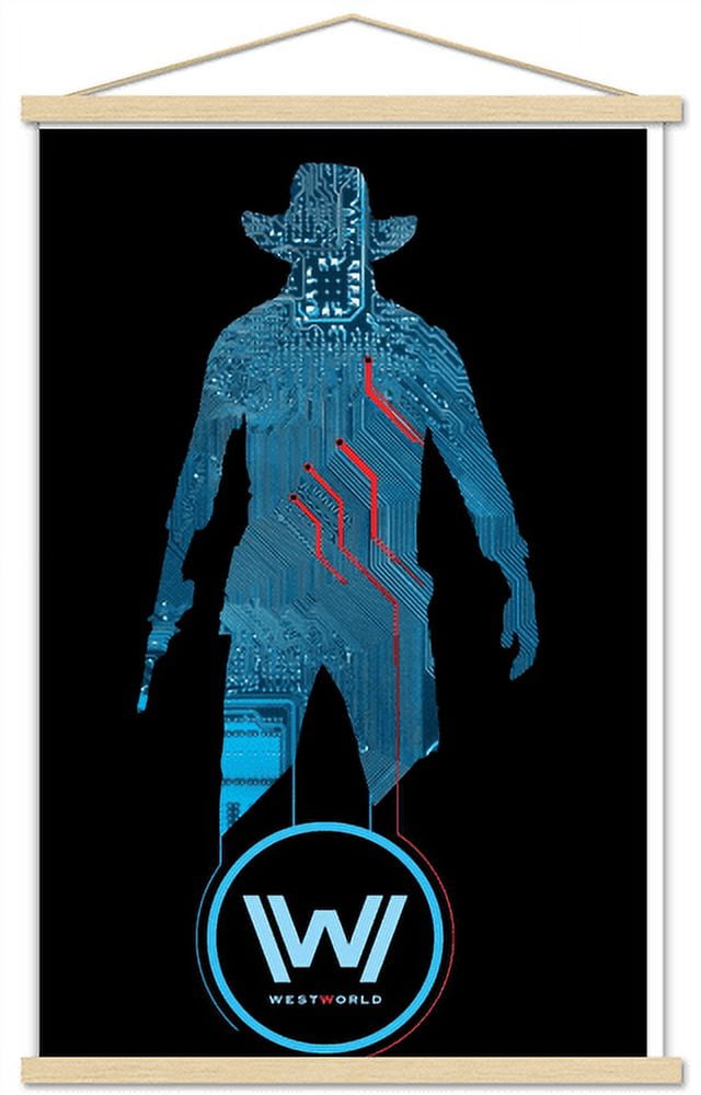Westworld - Black Wall Poster with Magnetic Frame, 22.375" x 34 ...