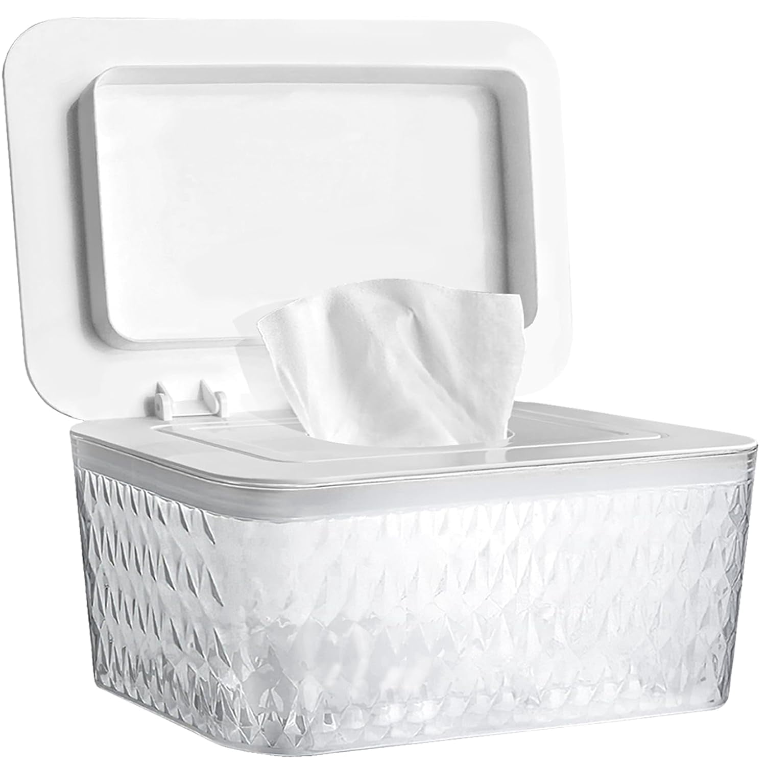 Wet Baby Wipes Dispenser - Large Capacity Wipe Holder Seal-Designed ...